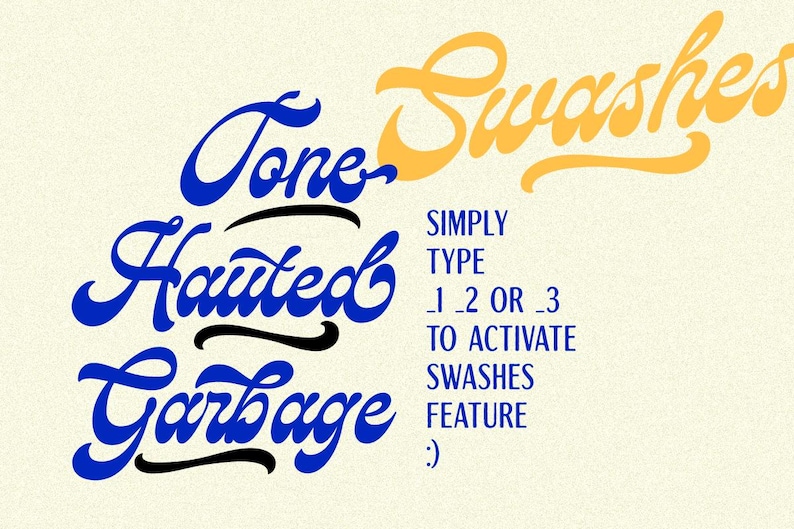 Relgone Retro Script Font: Groovy 60s Calligraphy - Etsy