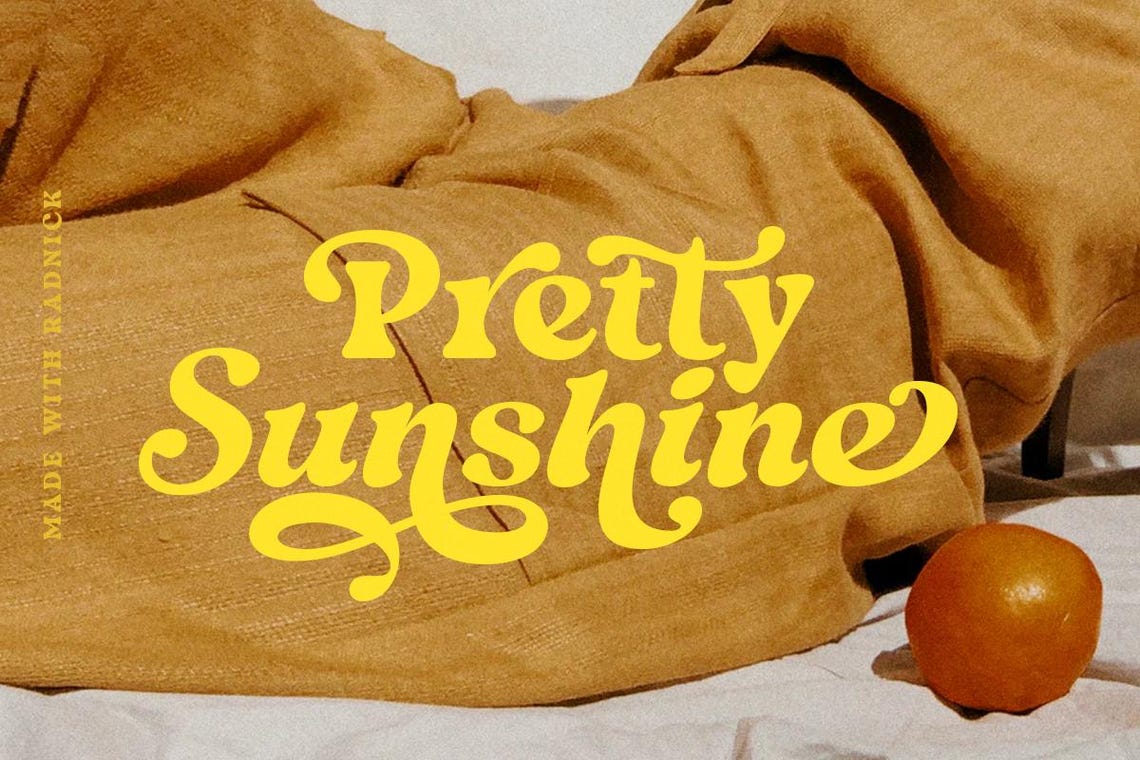 Radnick Retro Swash Font: Stylish Vintage Serif - Etsy