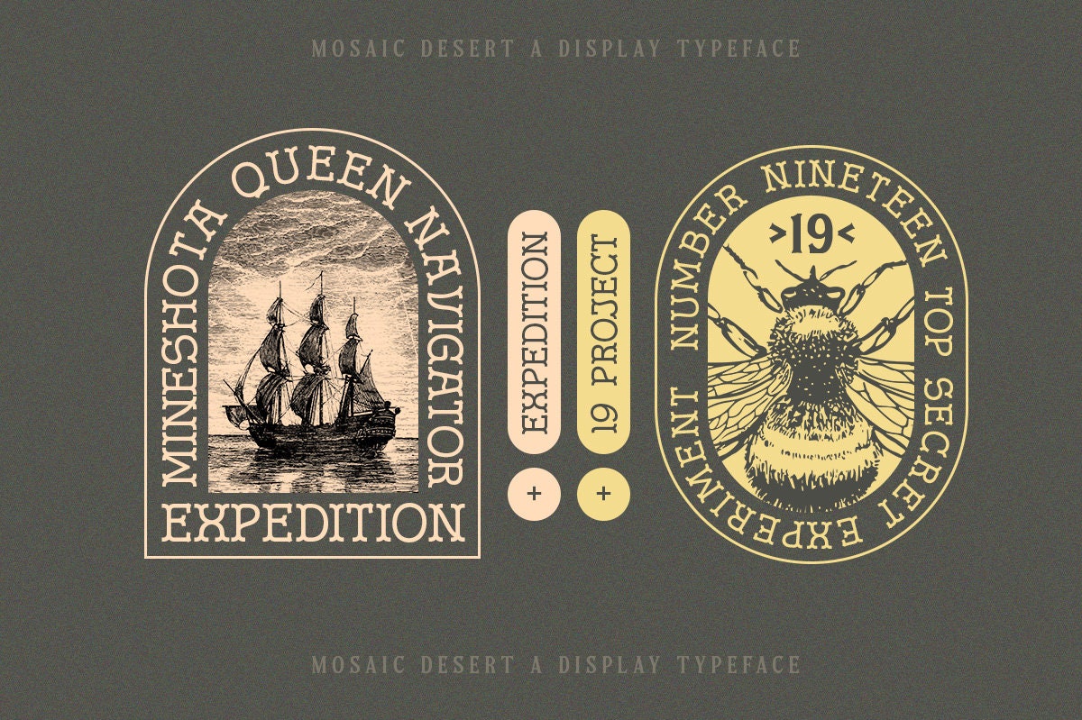 Mosaic Dessert - Display Typeface,display, Quirky Font, Cartoon Font ...