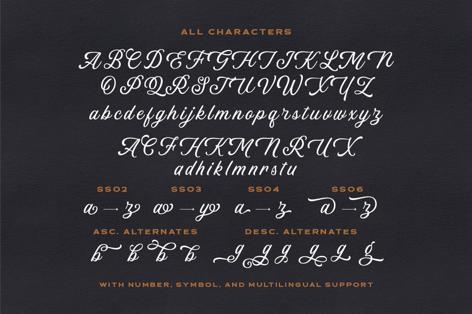 Linkgray Script Swash Font, Swashes Font, Script Font, Sophisticated ...