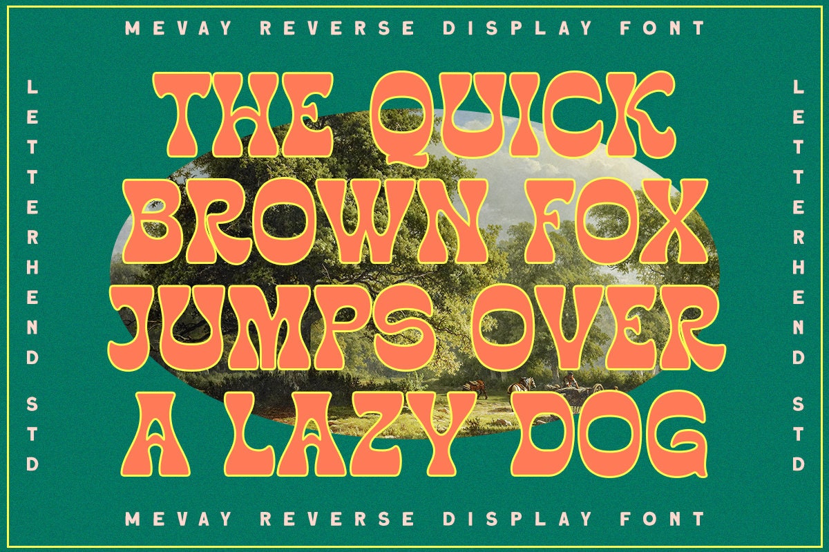 Nomadic Reverse Display Font, Classic Font, Display Font, Children Font ...