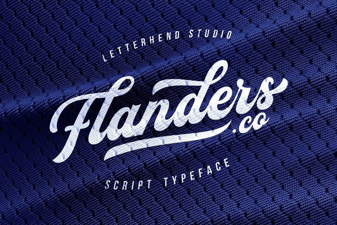 Fuente Flanders Script: cursiva moderna en negrita - Etsy España