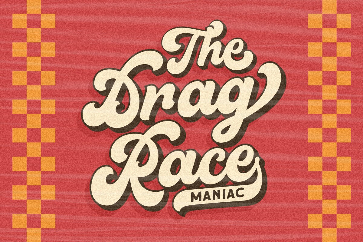 Ramdone Retro Script, Retro Font, Bold Script, 60s Font, 70s Font ...