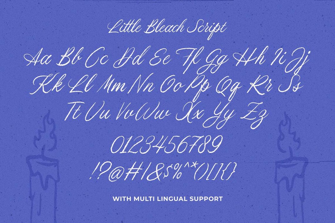 Little Bleach Font Duo: Casual Script & Organic Handwriting - Etsy