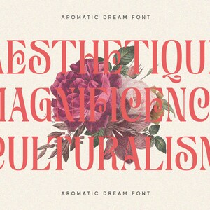 Aromatic Dream - Stylish Display Font,stylish Serif, Stylish Font, Chic, Classic, Modern Font ...