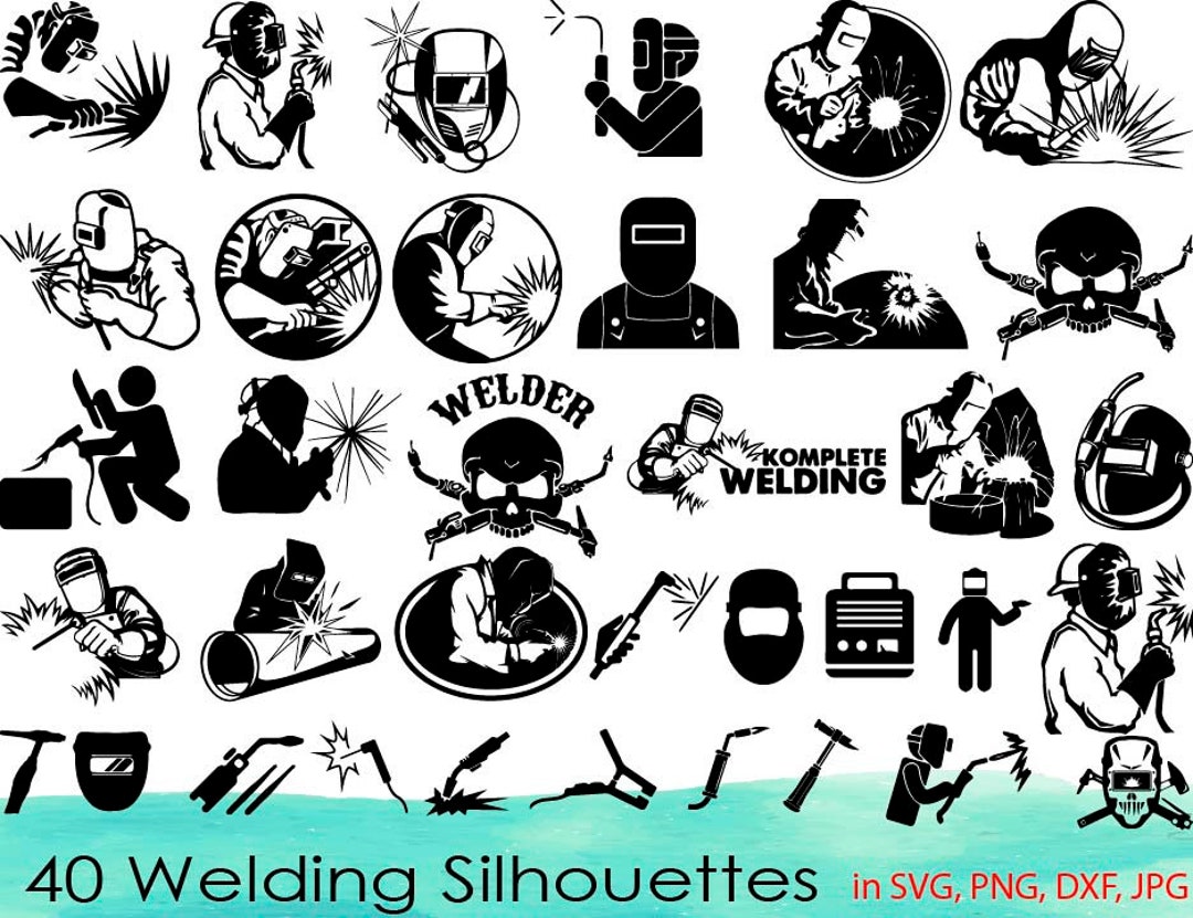 40 Welding SVG Bundle,welder Svg,welding Torch Svg,welding Clipart ...
