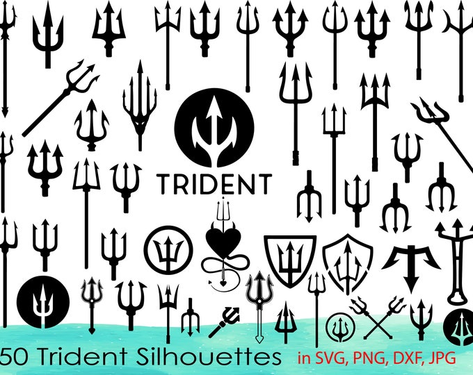 Cutetrident Svg Bundles, Trident Svg Art, Trident Clipart, Trident PNG ...