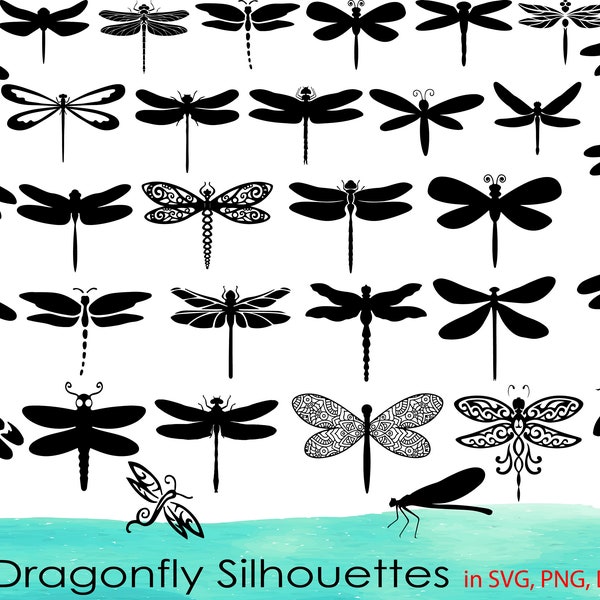 Dragonfly Dxf - Etsy