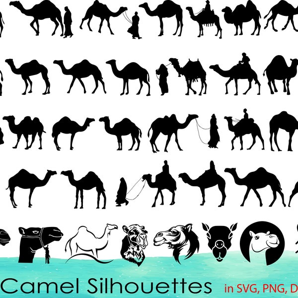 Camel Silhouette - Etsy