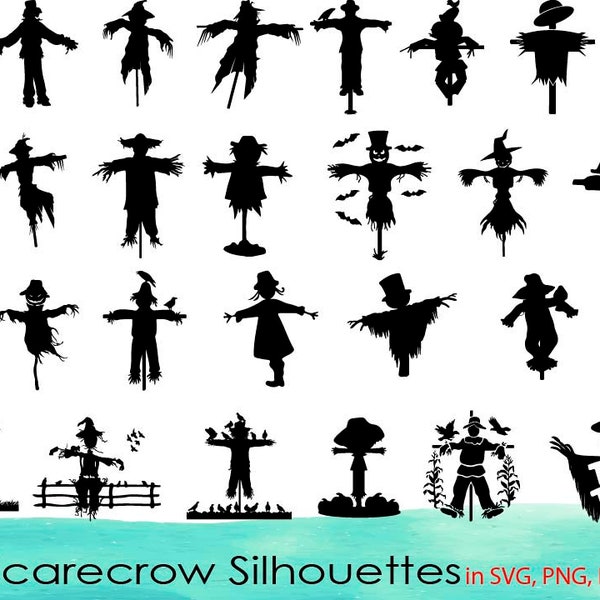 Scarecrow Svg - Etsy
