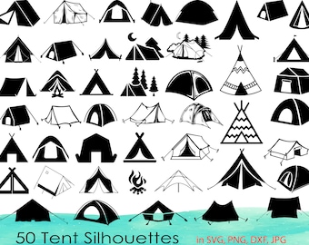 Camping Svgtent SVG Camping SVG Tent Cliparttent - Etsy