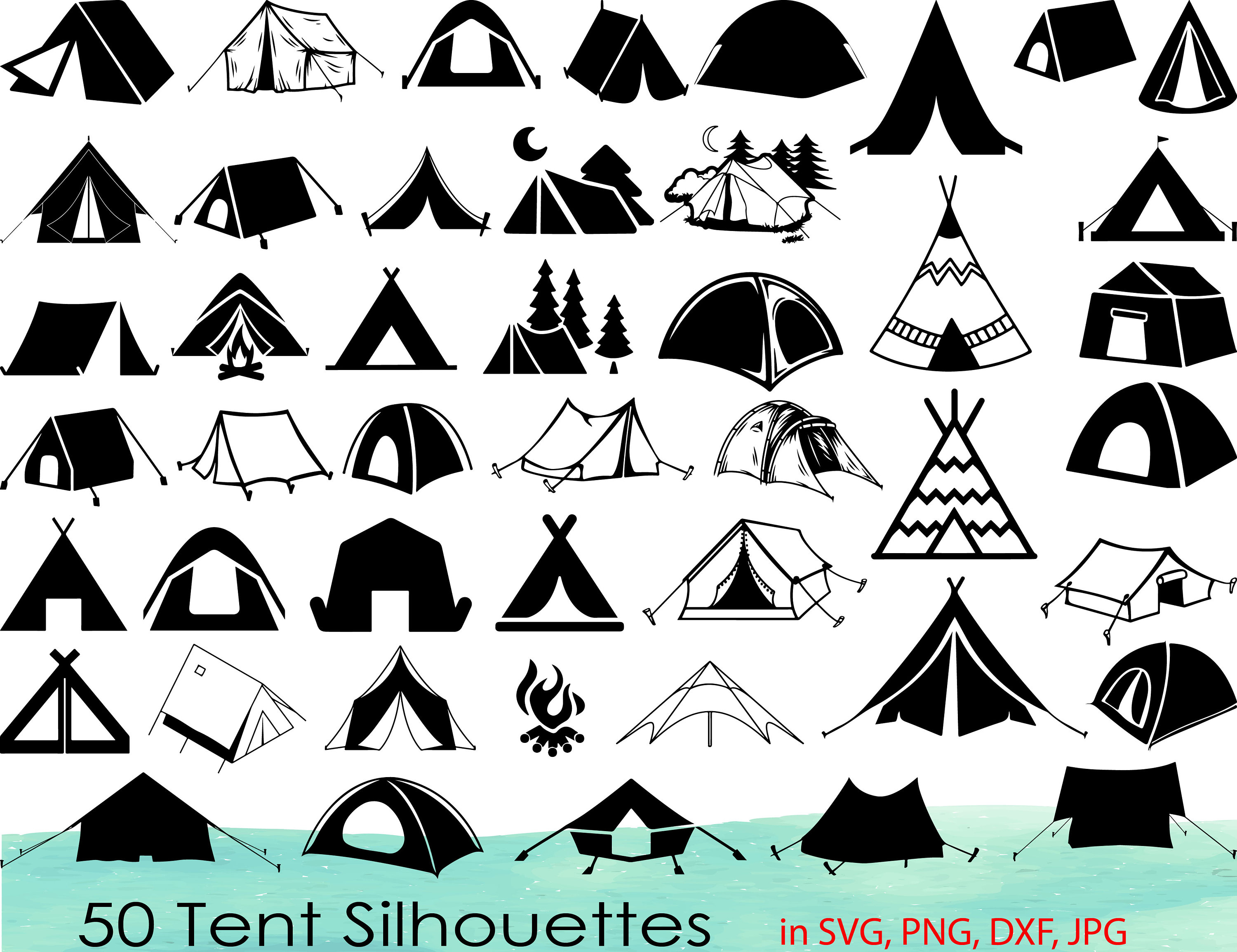 Camping Tent Clip Art