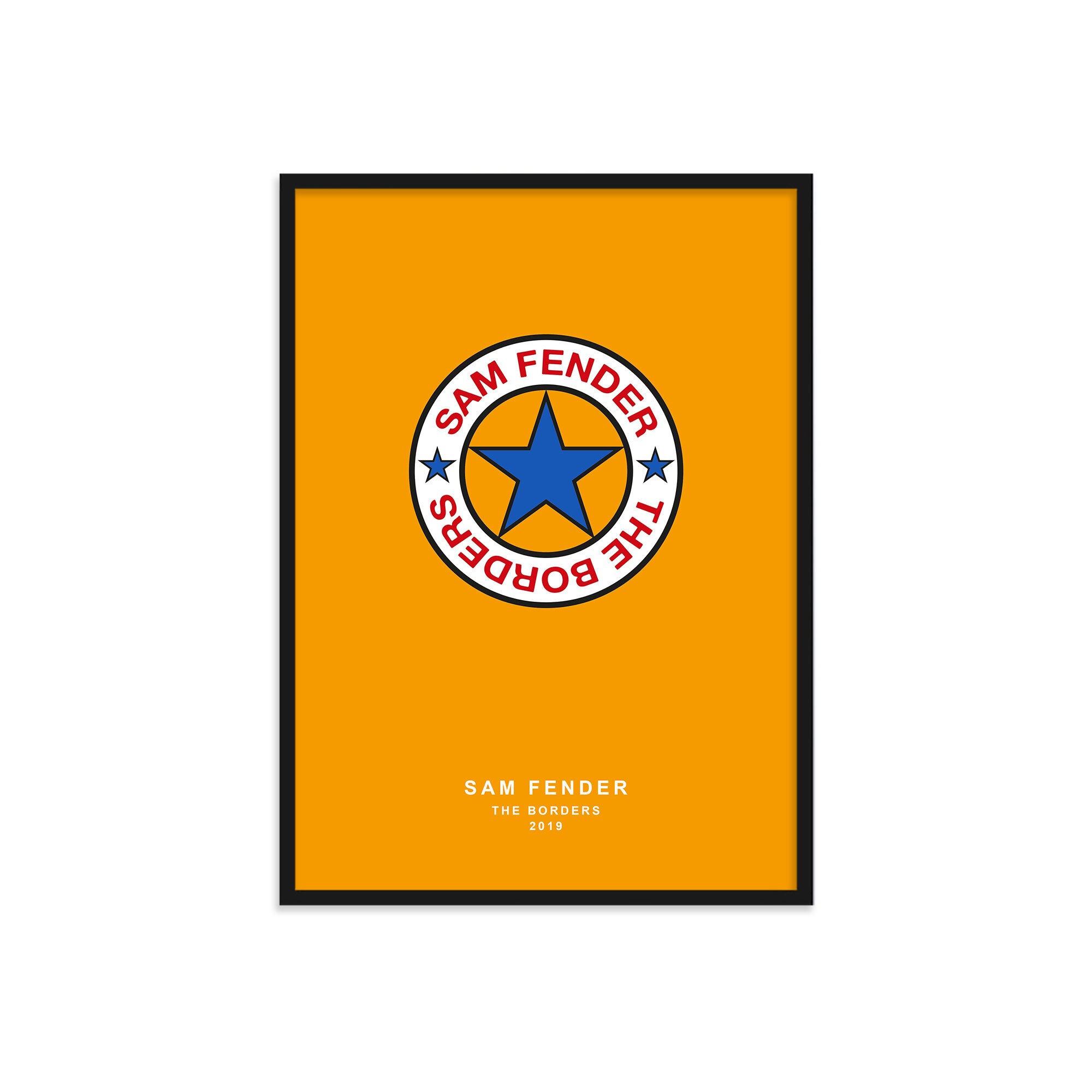 Sam Fender the Borders Print - Etsy