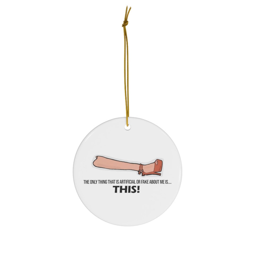 Aviva's Leg Ceramic Ornament: RHONY Bravo TV Gift - Etsy