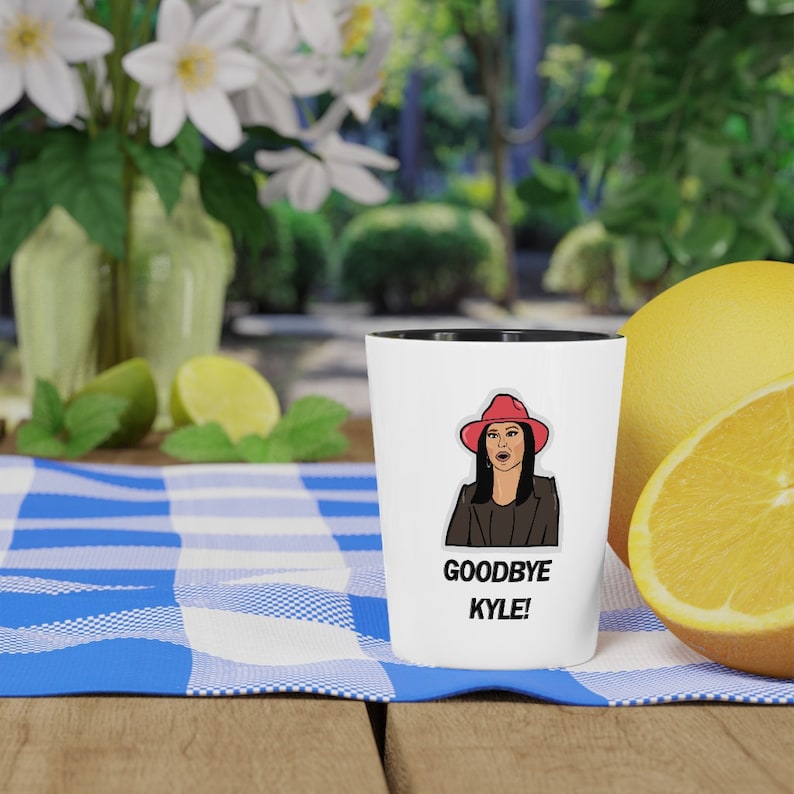 Goodbye Kyle Shot Glass - Real Housewives of Beverly Hills Bravo TV ...