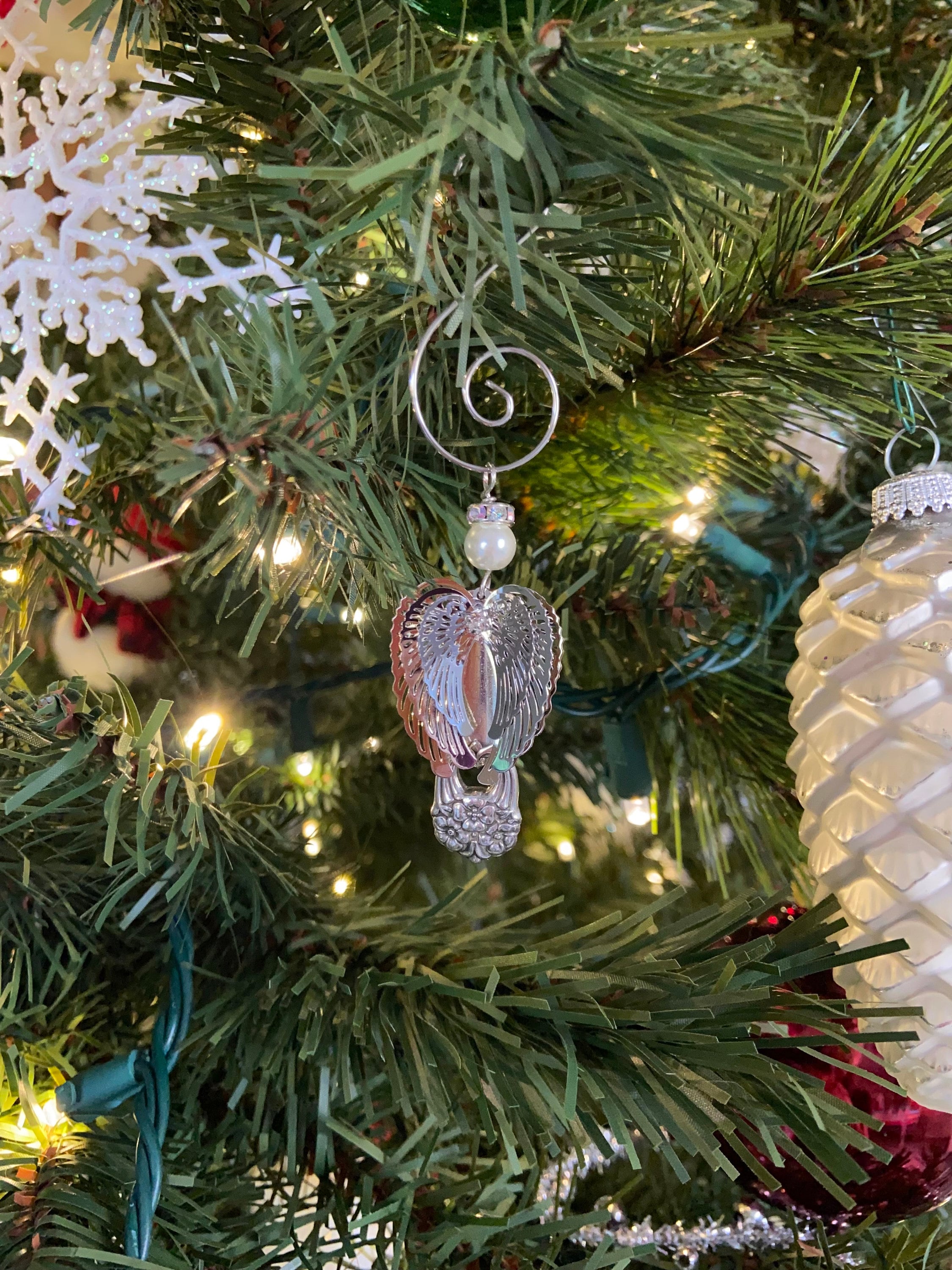 Vintage Silverware Angel Christmas Ornament, Silverware Angel, Spoon ...