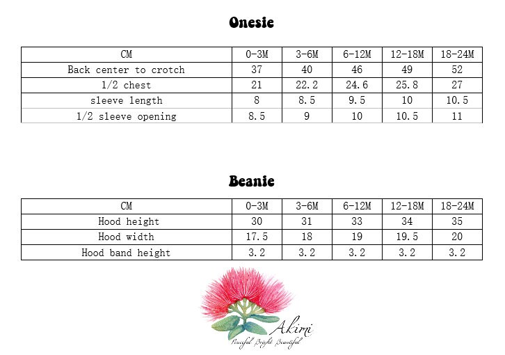 Pua Power Organic Onesie and Beanie Set - Etsy