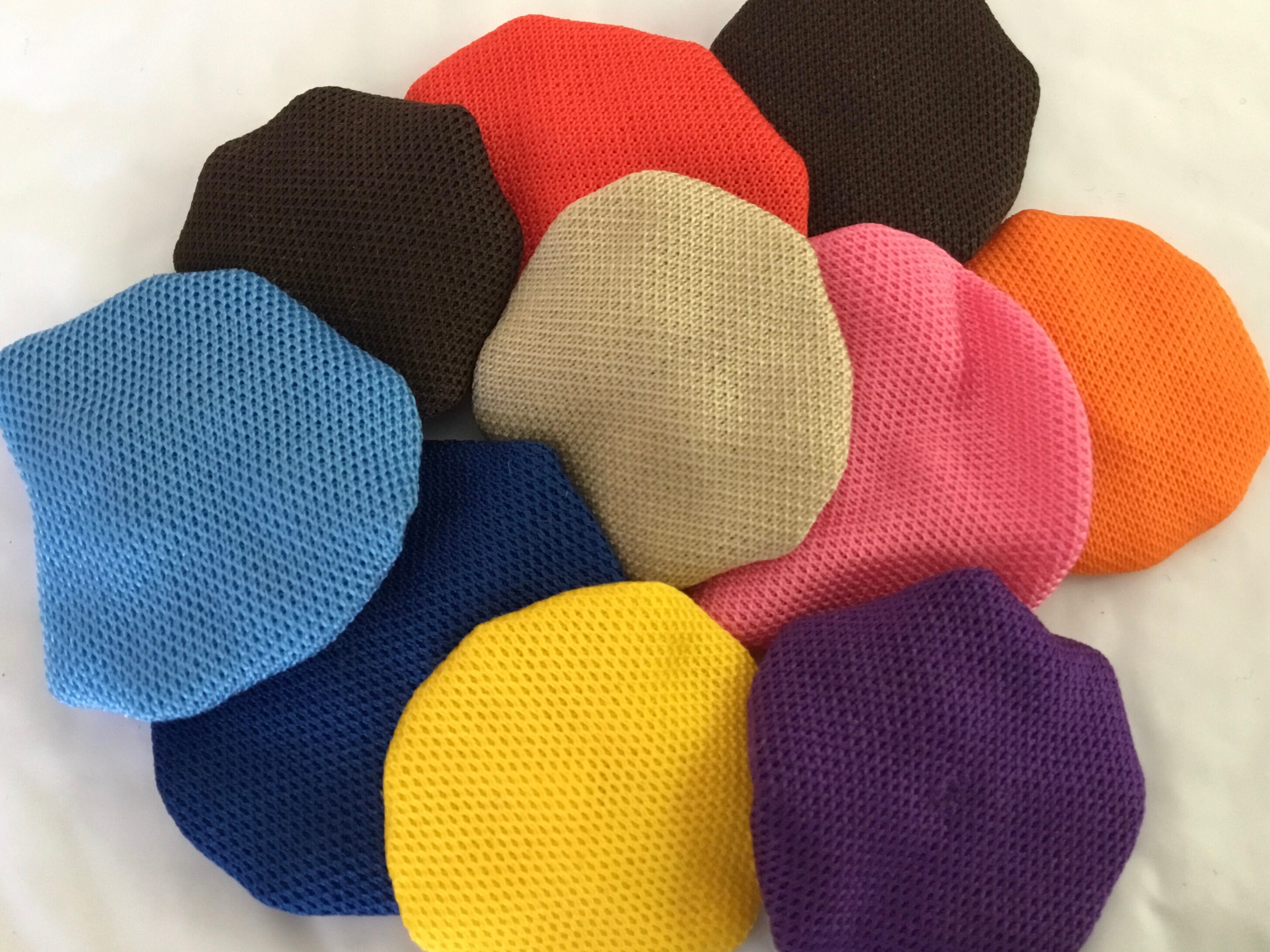 Vintage Yo-yos Suffolk Pouffs Craft Yoyos 3 Sizes 10 Colors. Quilt ...