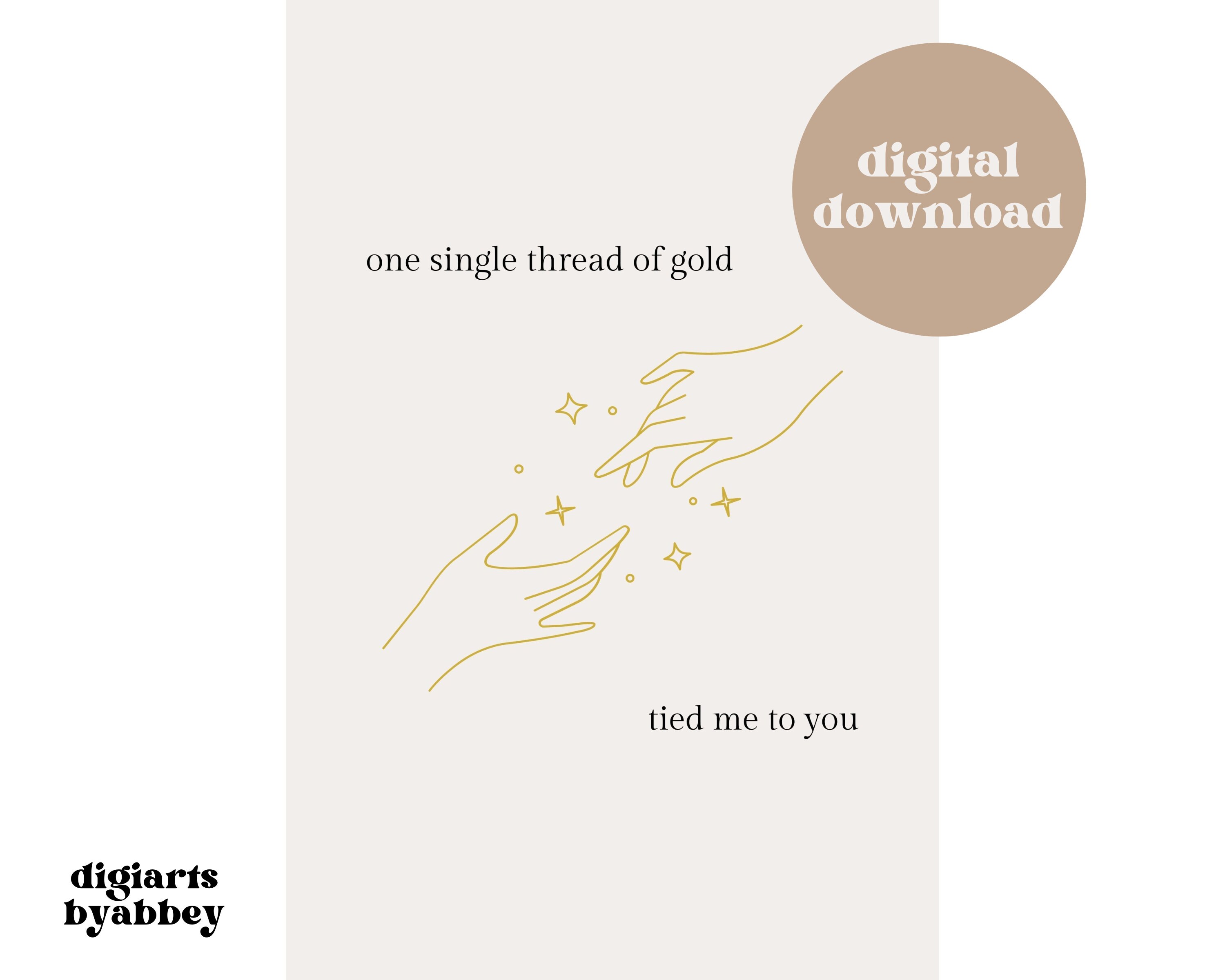 Taylor Swift Print | Invisible String Lyrics | Folklore | DIGITAL ...