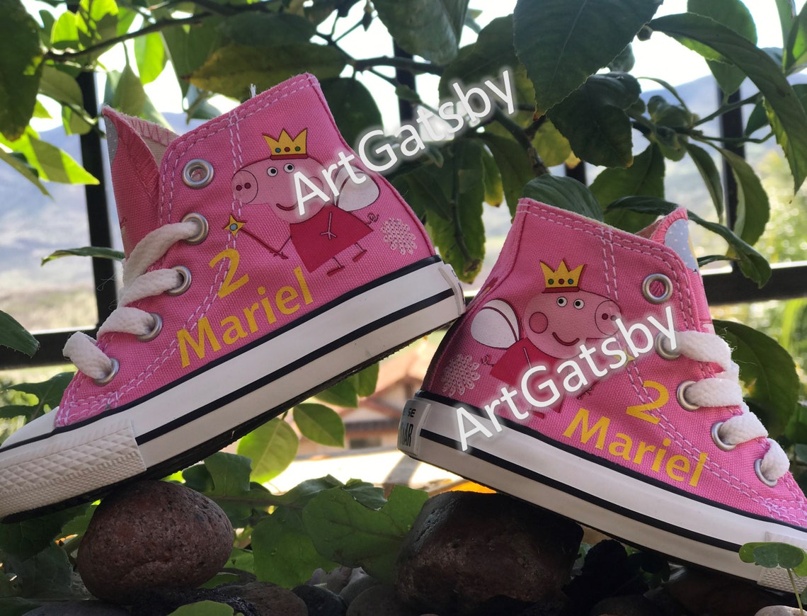 Pig Converse Shoes for Baby Girl - Etsy