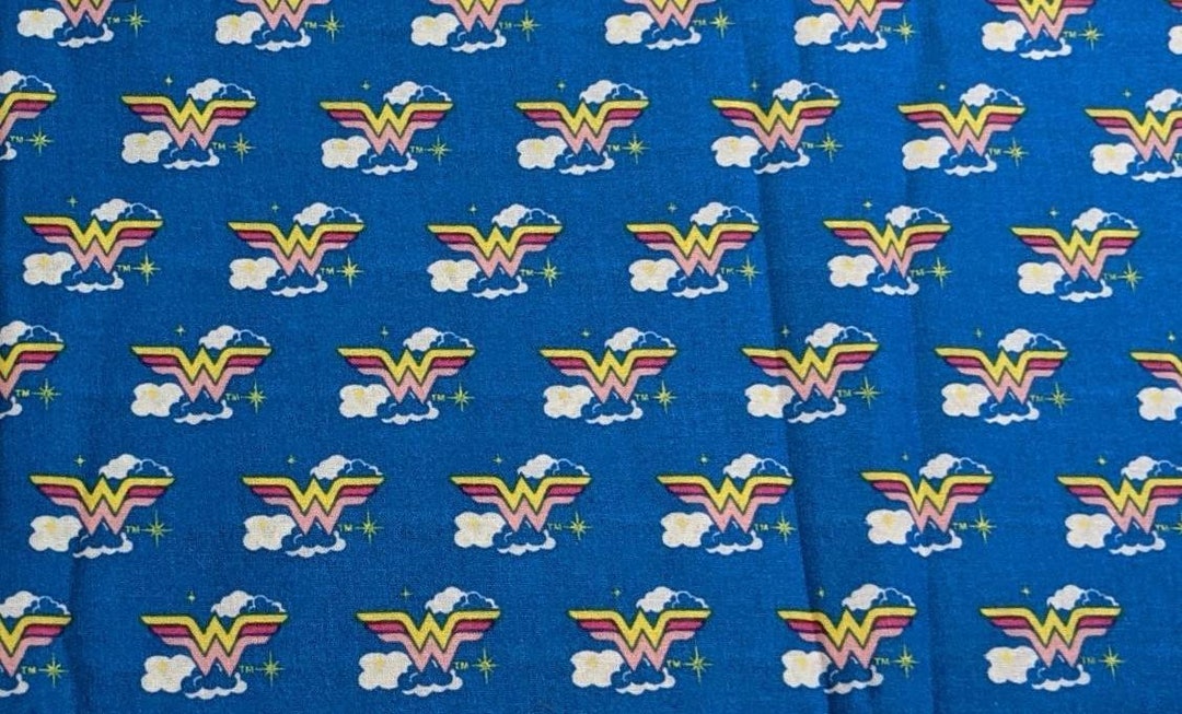 Wonder Woman Logo Fabric - Etsy
