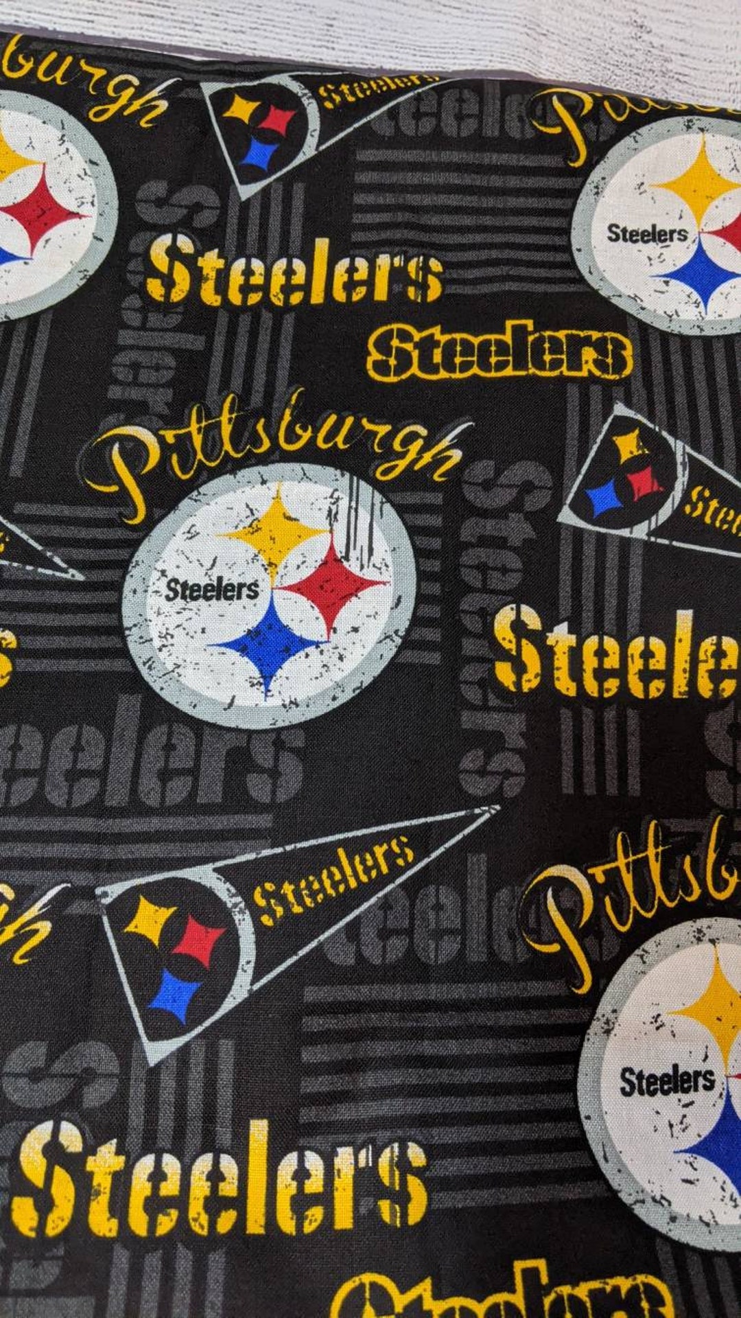NFL Pittsburgh Steelers Retro Fabric - Etsy