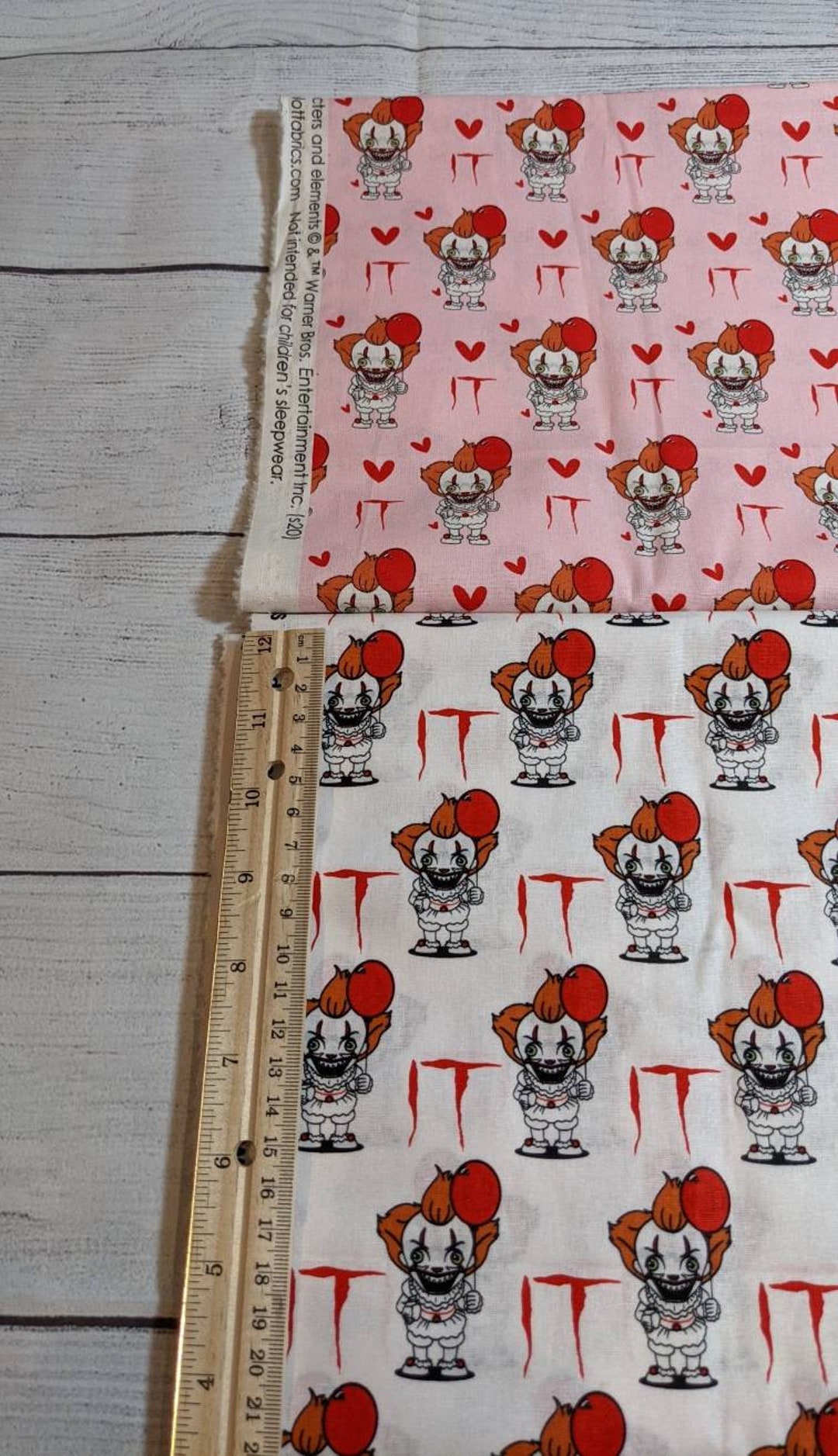IT Pennywise Fabric - Etsy