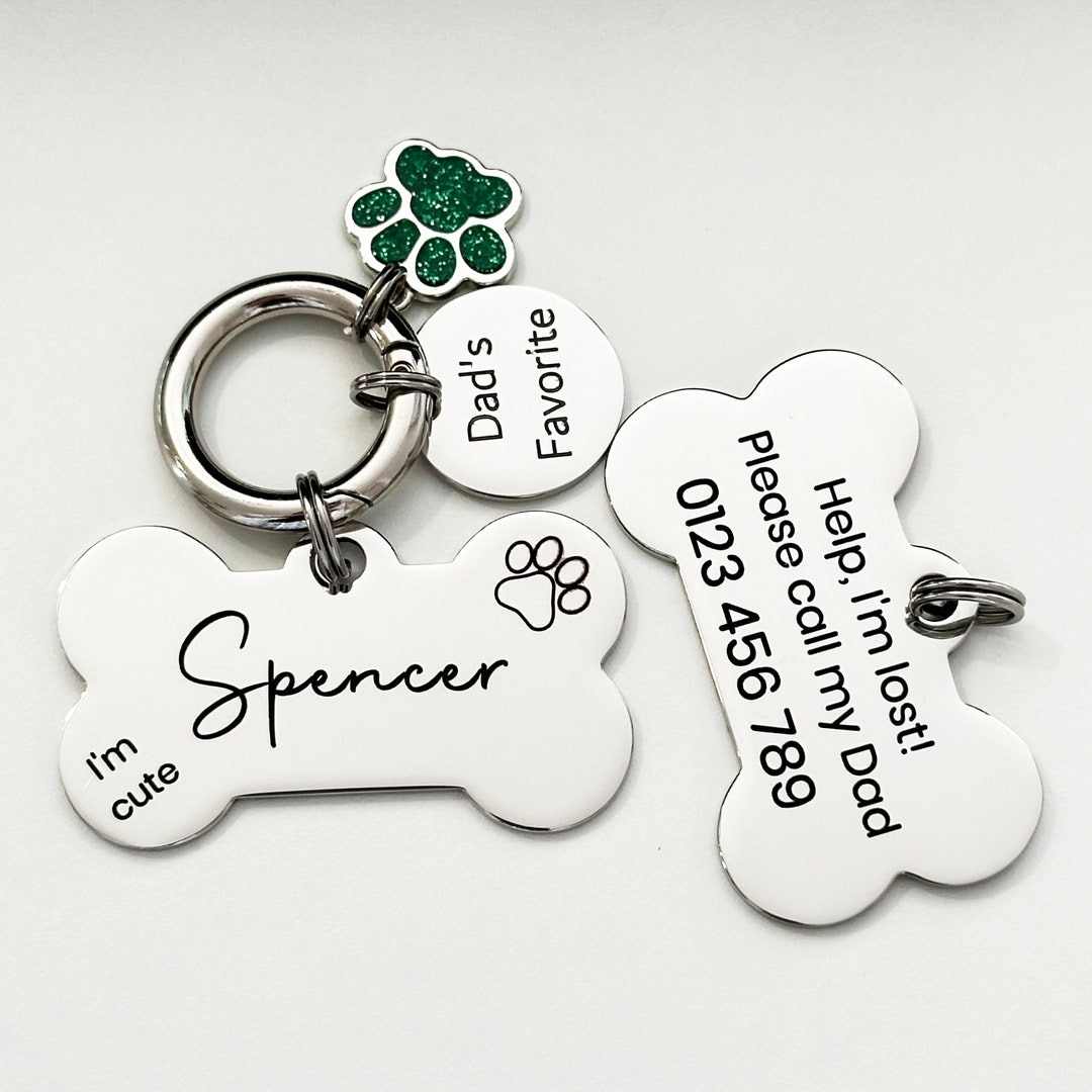 Personalised Dog Tag Engraved Stainless Steel, Ten Year Guarantee ...