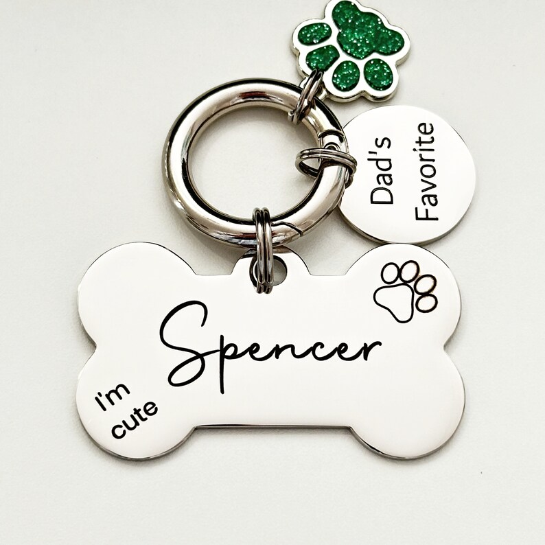 Personalised Dog Tag Engraved Stainless Steel, Ten Year Guarantee ...