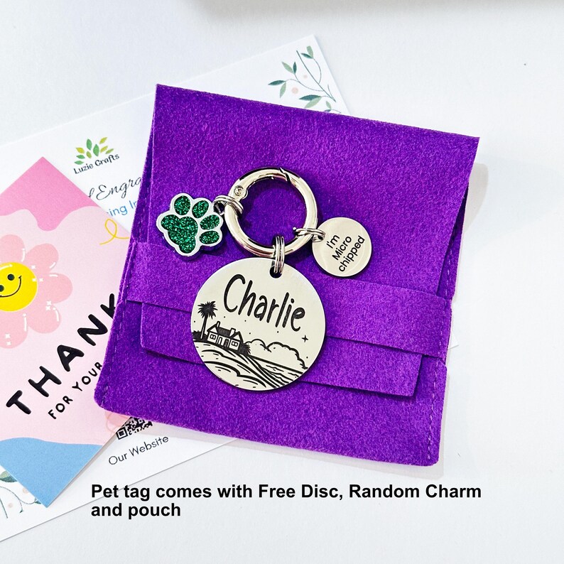 Personalised Dog Tag Engraved Stainless Steel, Ten Year Guarantee ...