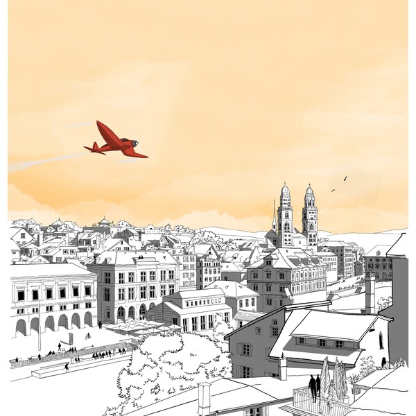 Swiss Postcard - Etsy