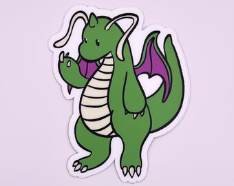 Shiny Dragonite Vinyl Sticker - Etsy