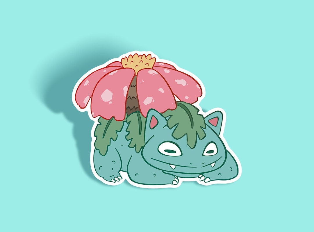 Venusaur Sticker | 3" Waterproof, Scratch Resistant, UV Resistant Vinyl ...