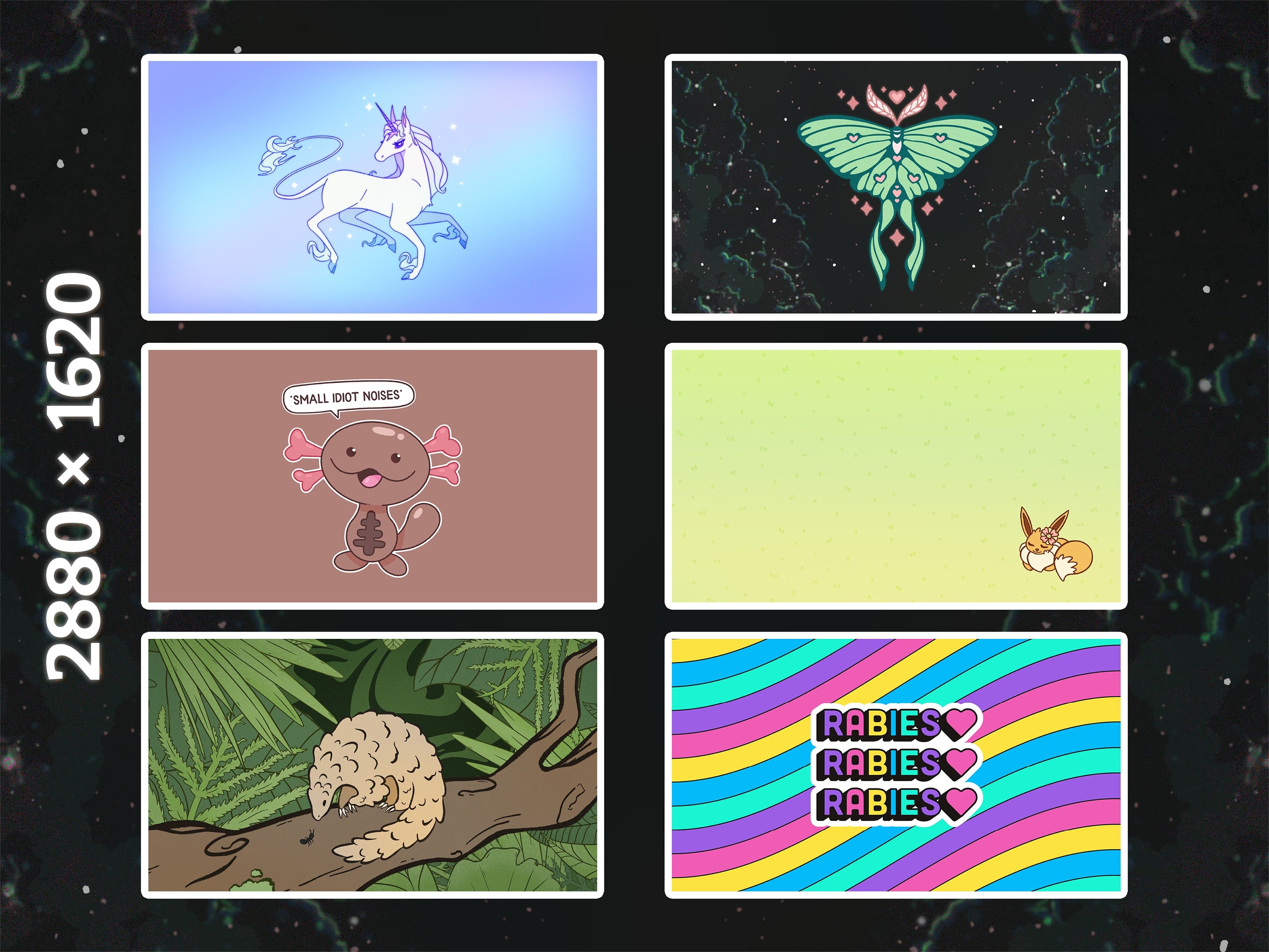 Illustrated HD Desktop Computer Wallpapers for Windows and Mac PC ...