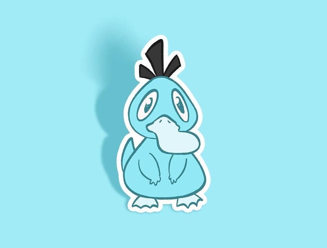 Shiny Psyduck Sticker 3 Waterproof, Scratch Resistant, UV Resistant ...