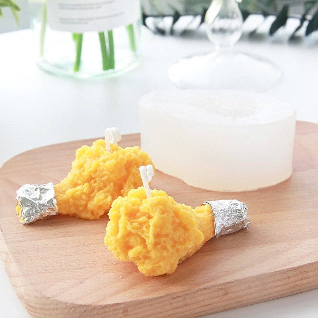 3D Fried Chicken Candle Mold: DIY Soap, Wax, Plaster - Etsy