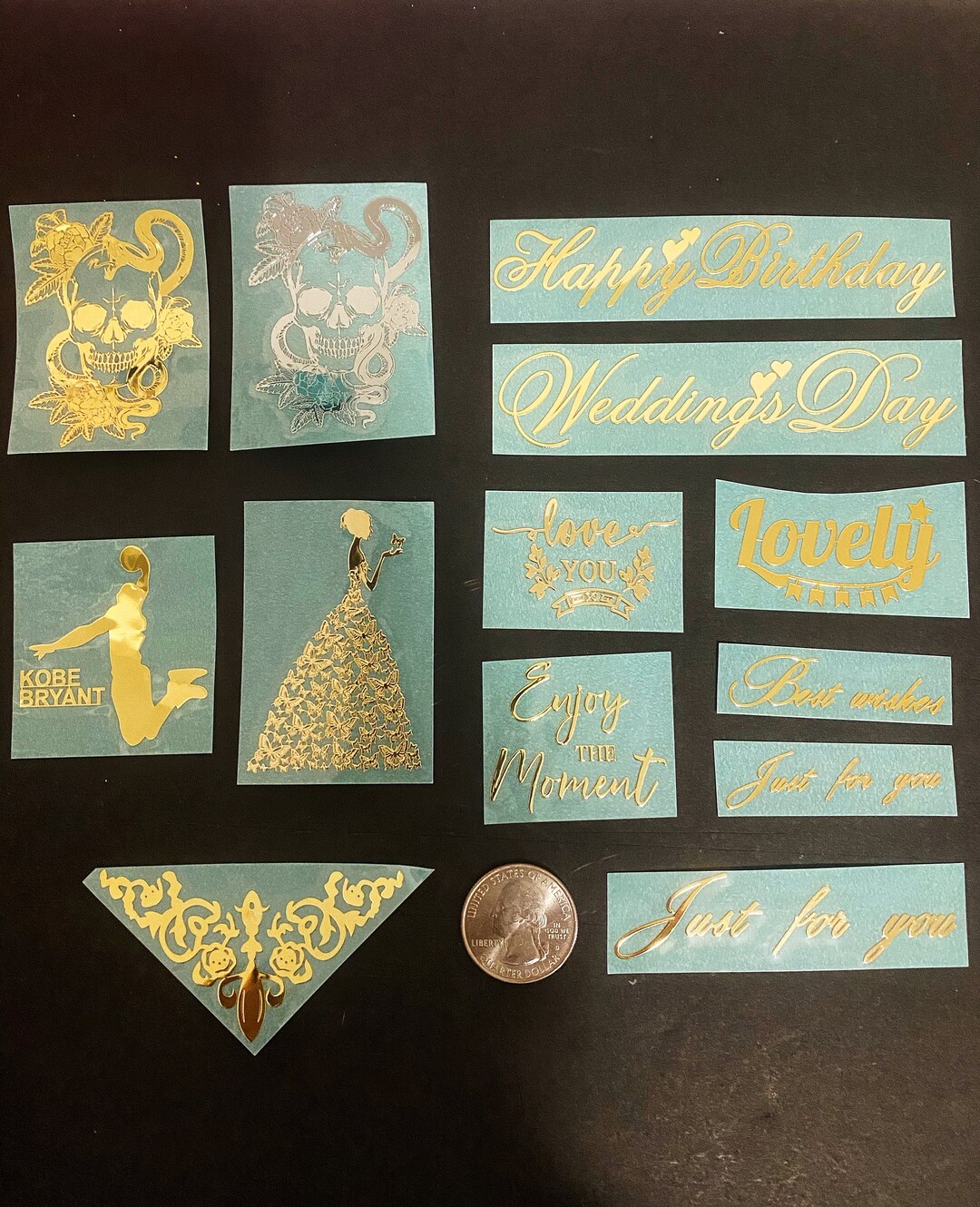 US Stock!diy Sticker for Resin, Decore Sticker,personalized Decals ...