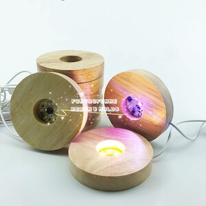 LED Light Stand: Resin Mold Display, Rainbow Nightlight - Etsy