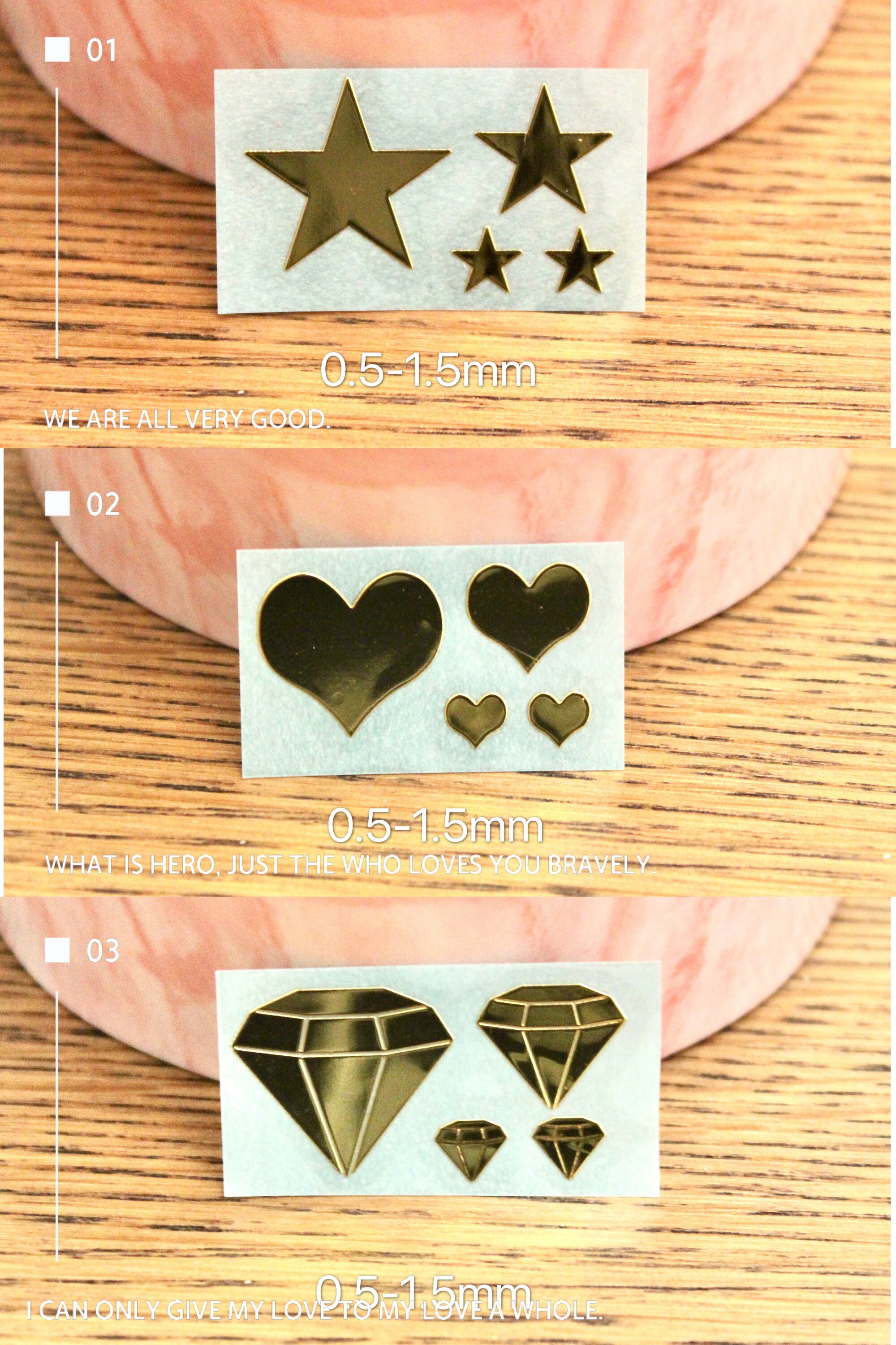 US StockDIY sticker for resin Decore StickerPersonalized | Etsy