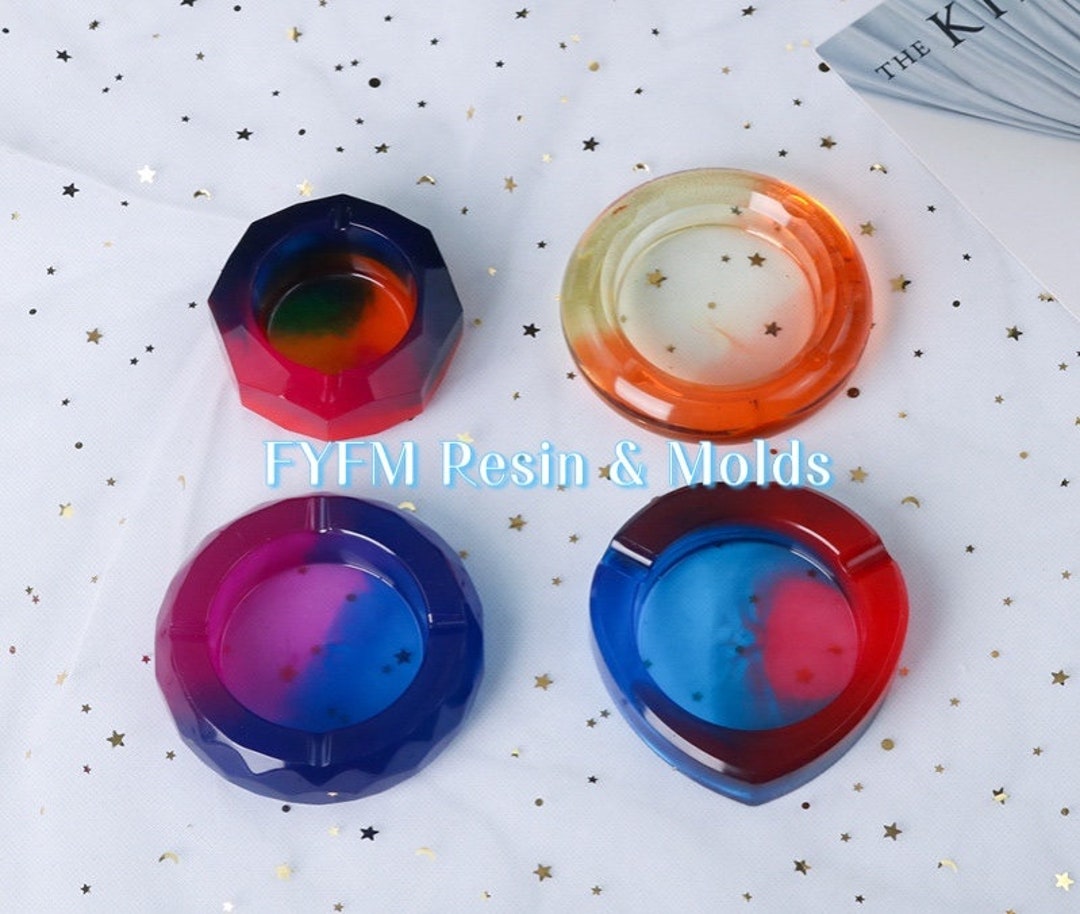 Octagon/round Ashtray Resin Mold: DIY Home Decor Supplies - Etsy