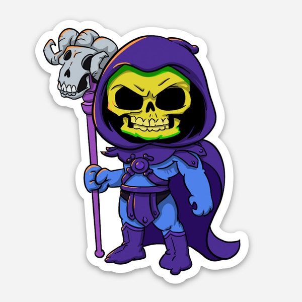 Skeletor Sticker - Etsy