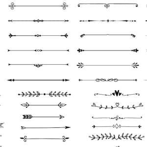 Vector Dividers - SVG, PDF, EPS Instant Download! - Etsy
