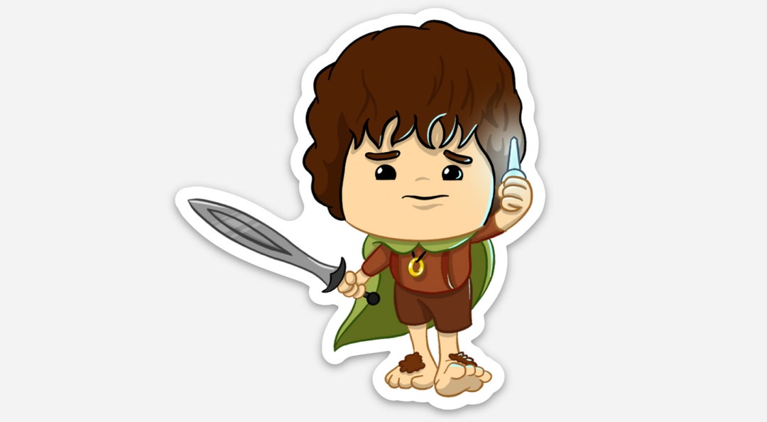 Individual Die Cut Frodo Sticker - Etsy