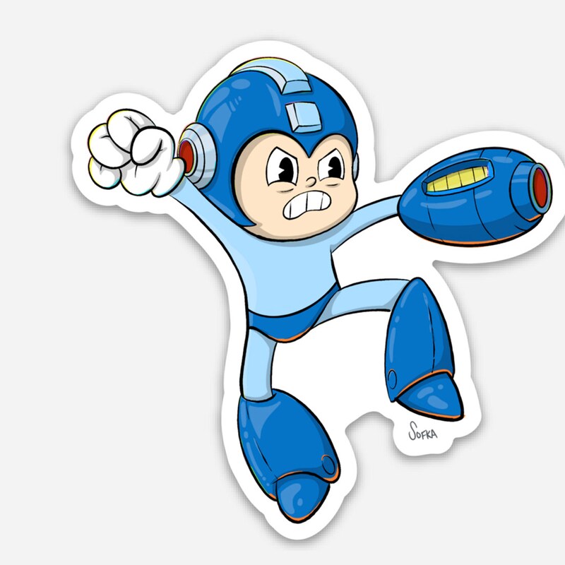 Mega Man X Stickers - Etsy