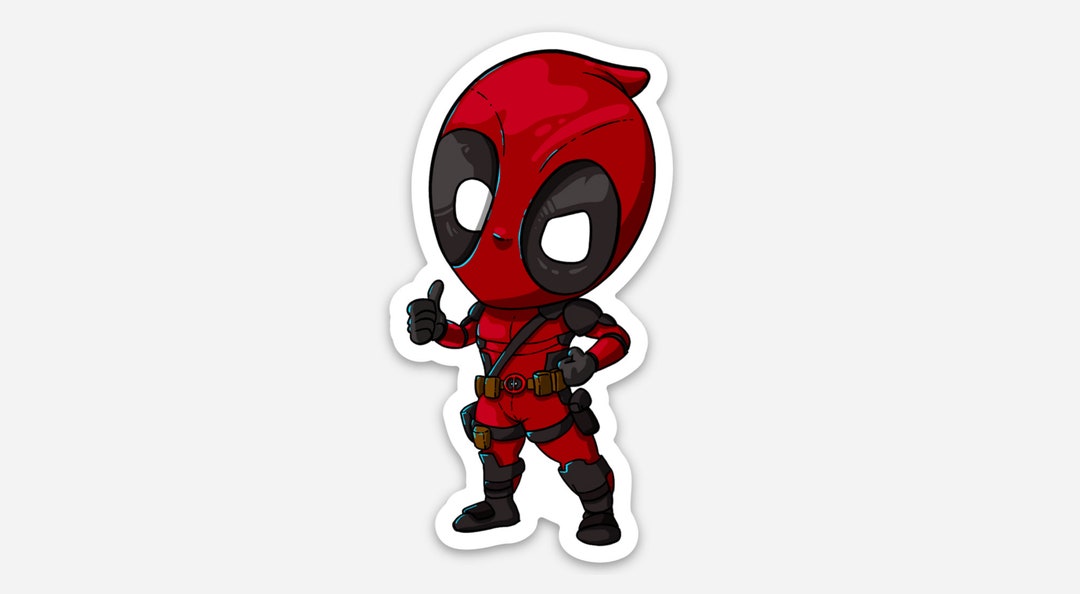Deadpool, Deadpool Sticker - Etsy
