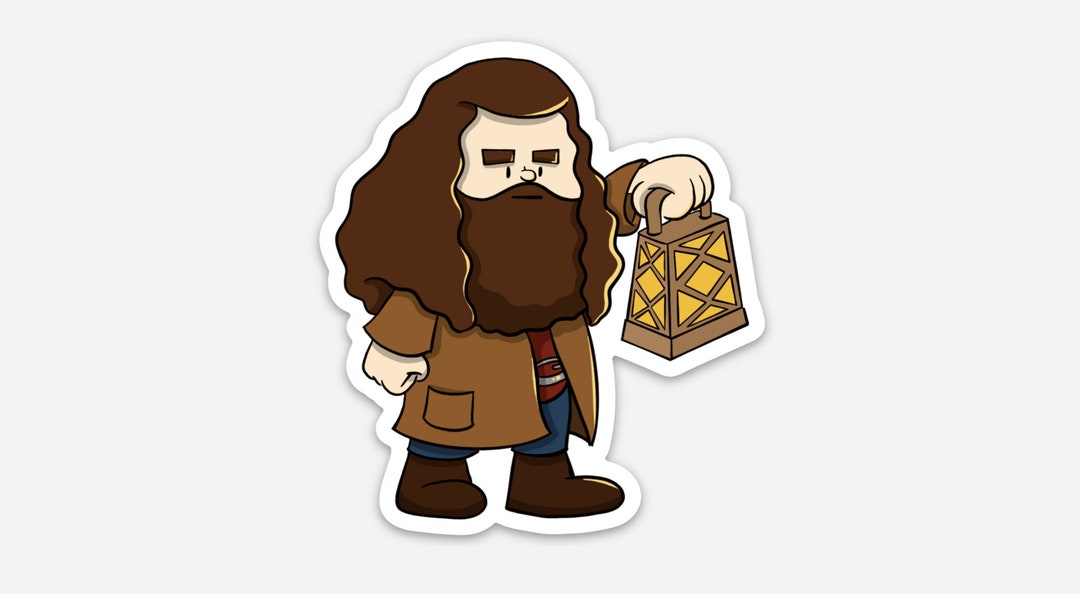 Individual Die Cut Hagrid Sticker - Etsy