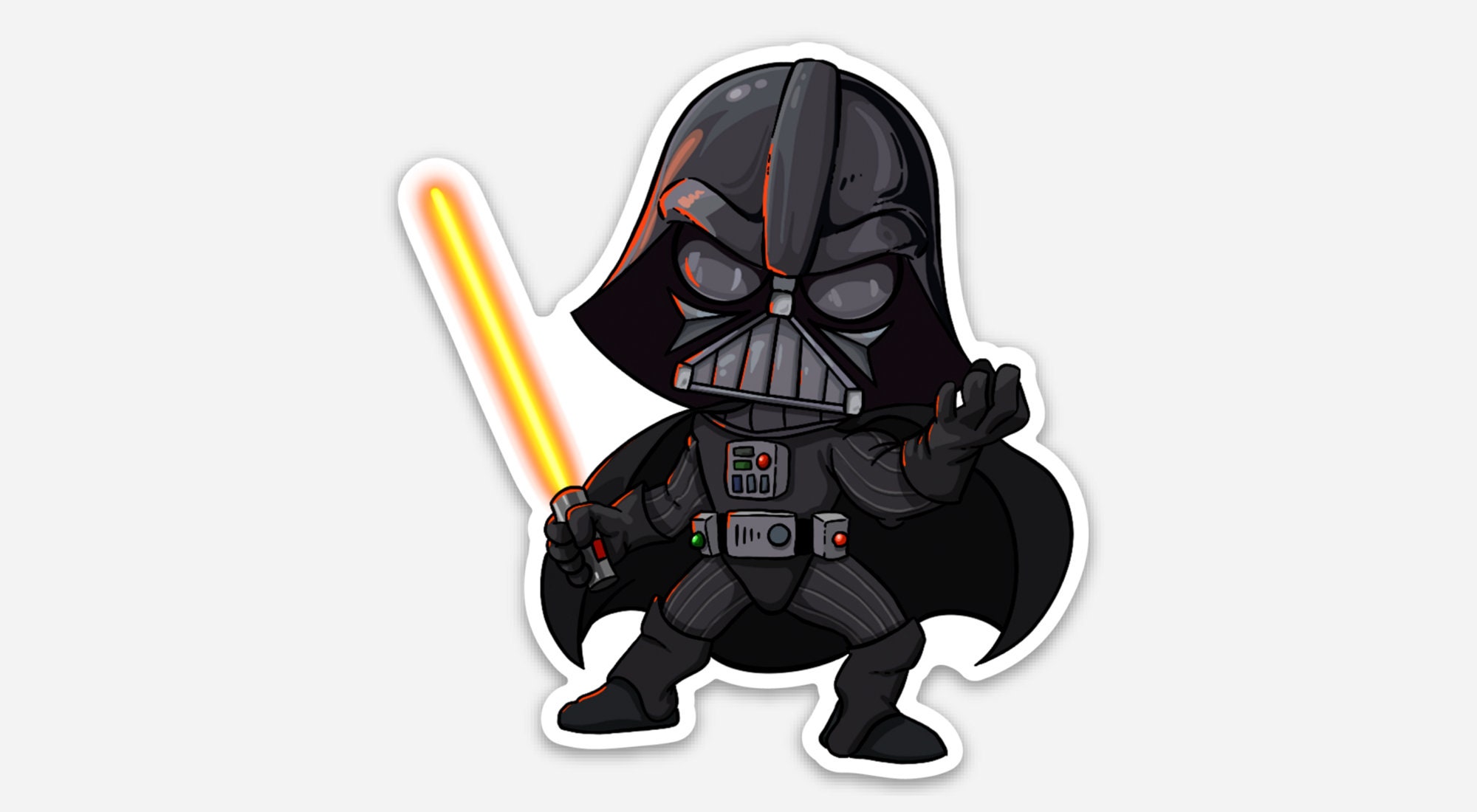 Individual Die Cut Darth Vader Sticker - Etsy