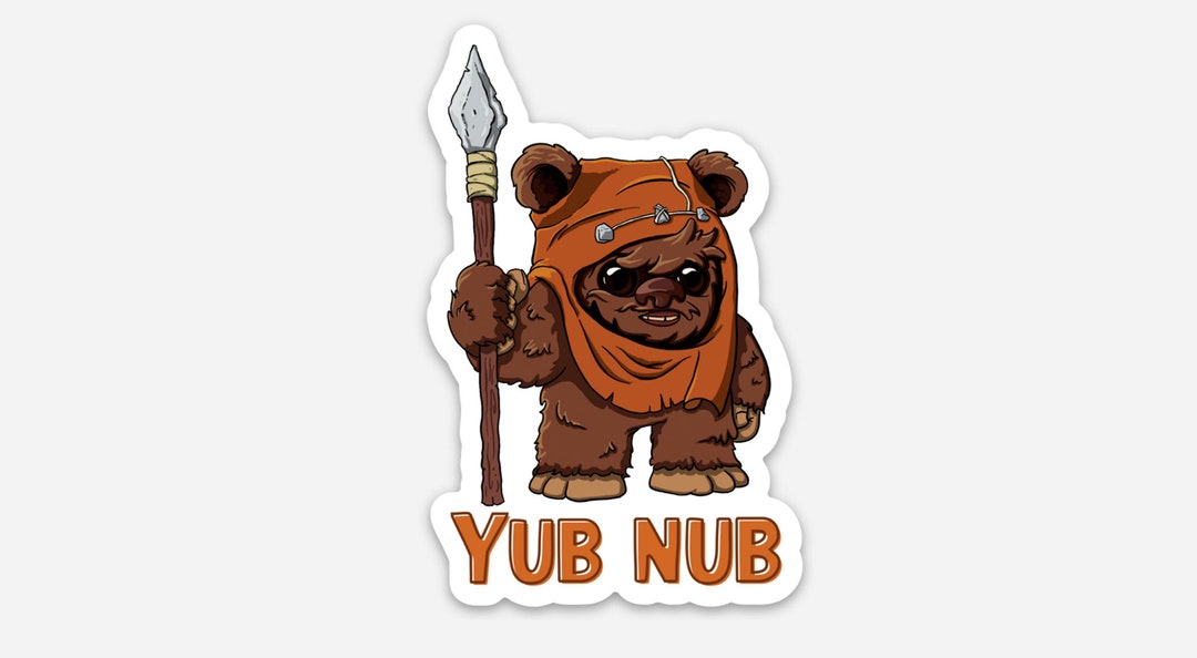 Individual Die Cut Ewok Sticker - Etsy