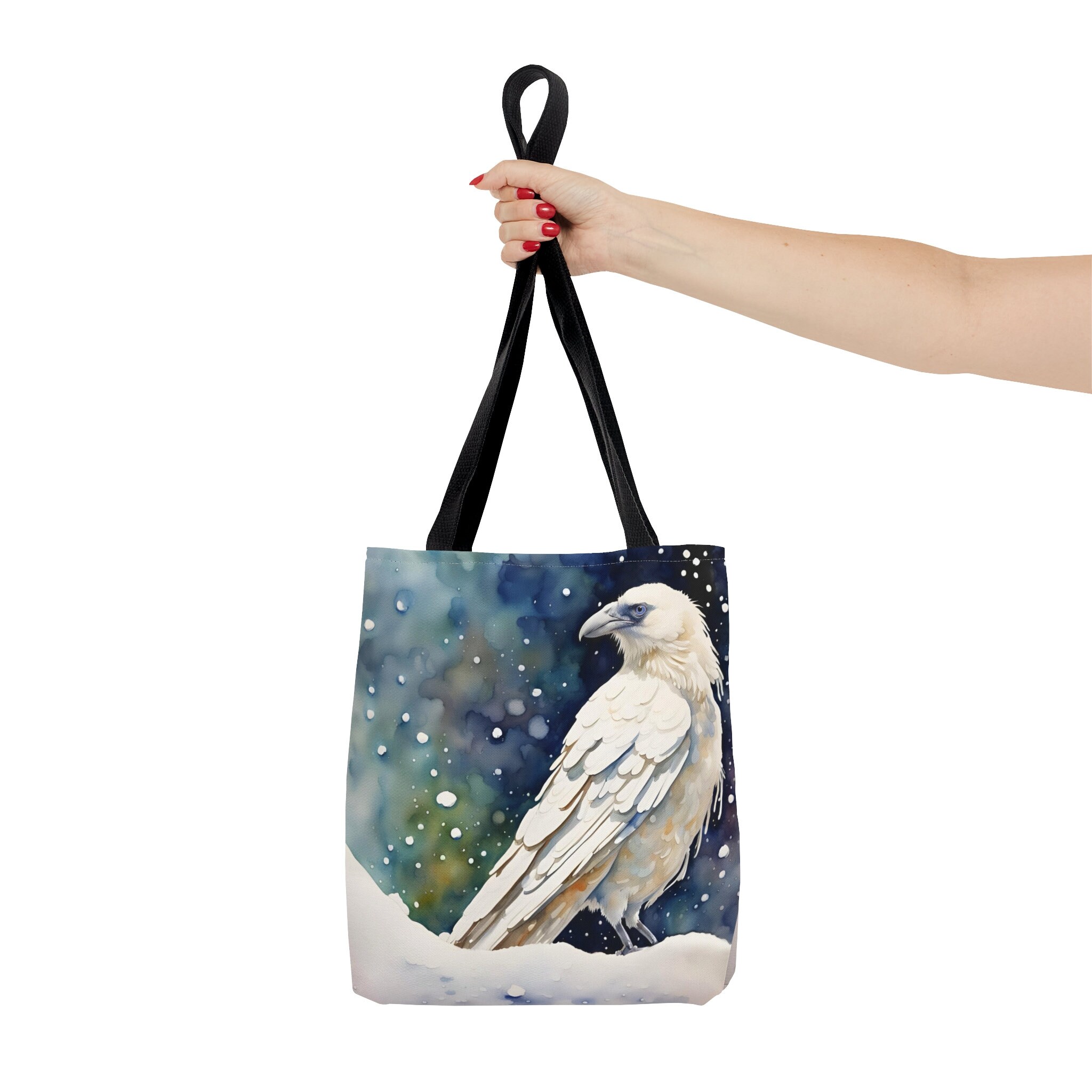 White Raven Tote Bag White Raven From Anchorage Alaska, Albino Raven ...