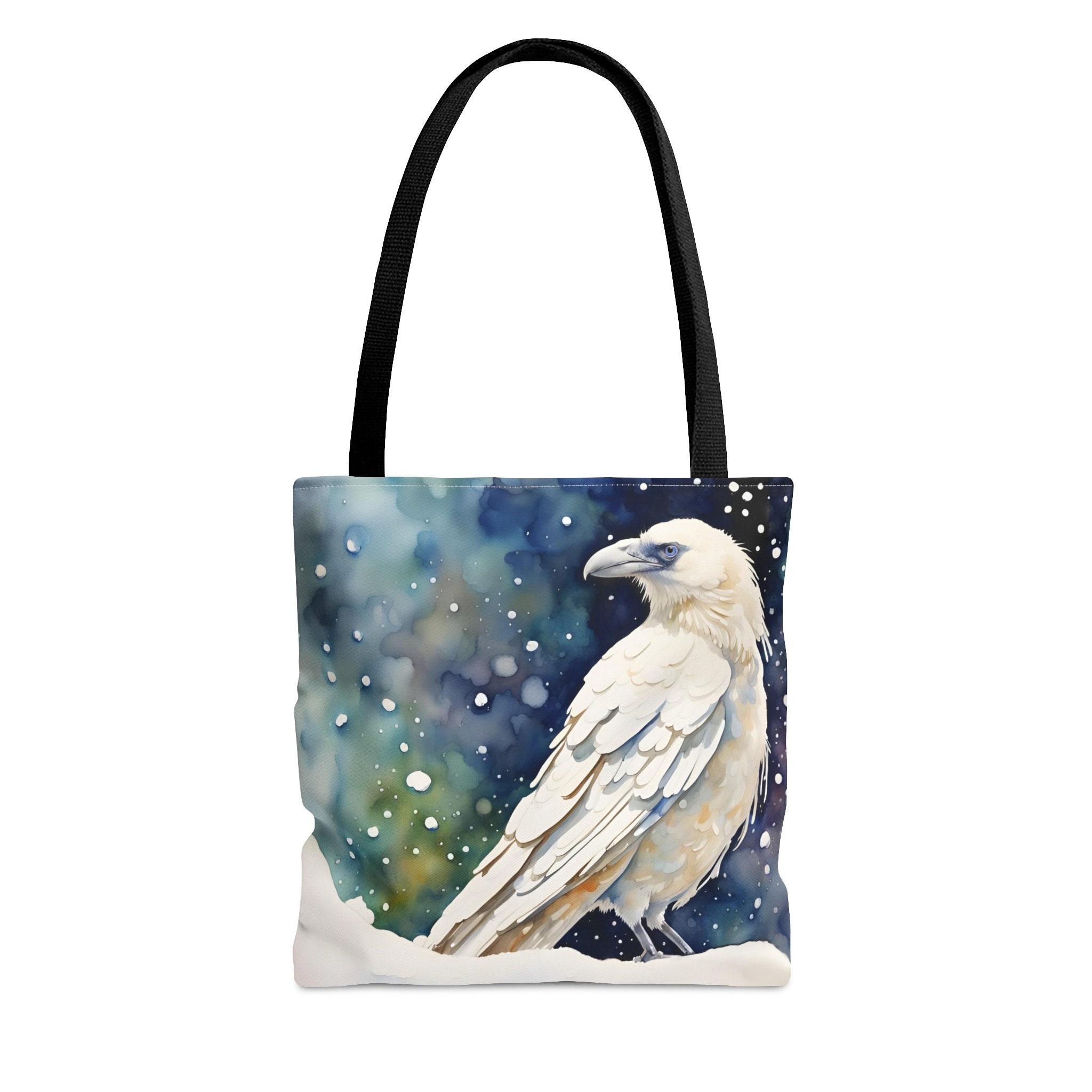 White Raven Tote Bag White Raven From Anchorage Alaska, Albino Raven ...